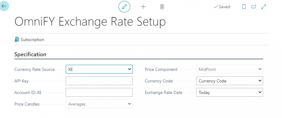 OmniFY-Exchange-Rate-Setup-XE - Microsoft Dynamics Partner Canada